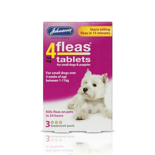 JVP 4 Fleas Tablets for Dogs and Cats (3 Tabs) – DOGHOUSE