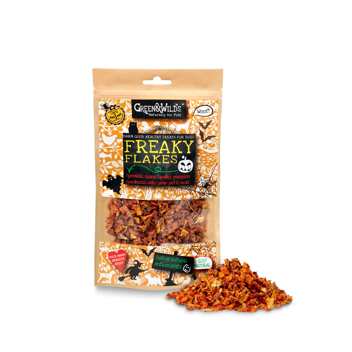 Green & Wilds Freaky Flakes Dog Treats – DOGHOUSE