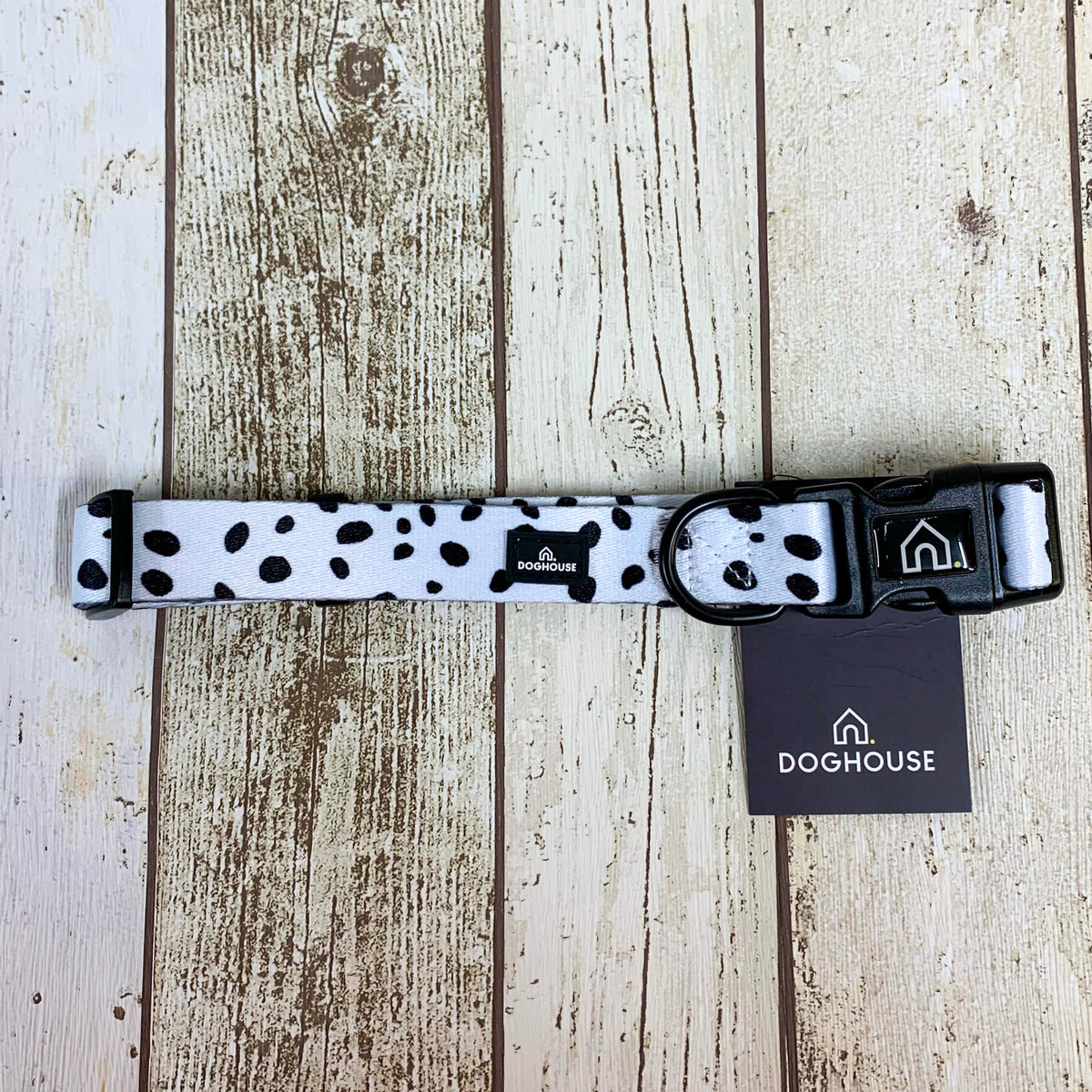 Doghouse Everyday Comfort Dog Collar in Dalmatian Spot – DOGHOUSE