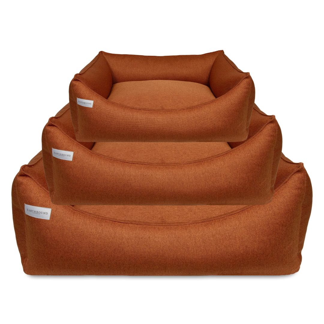 Earthbound Rectangle Grey Dog Bed | Stylish and Comfy | Dog Beds ...