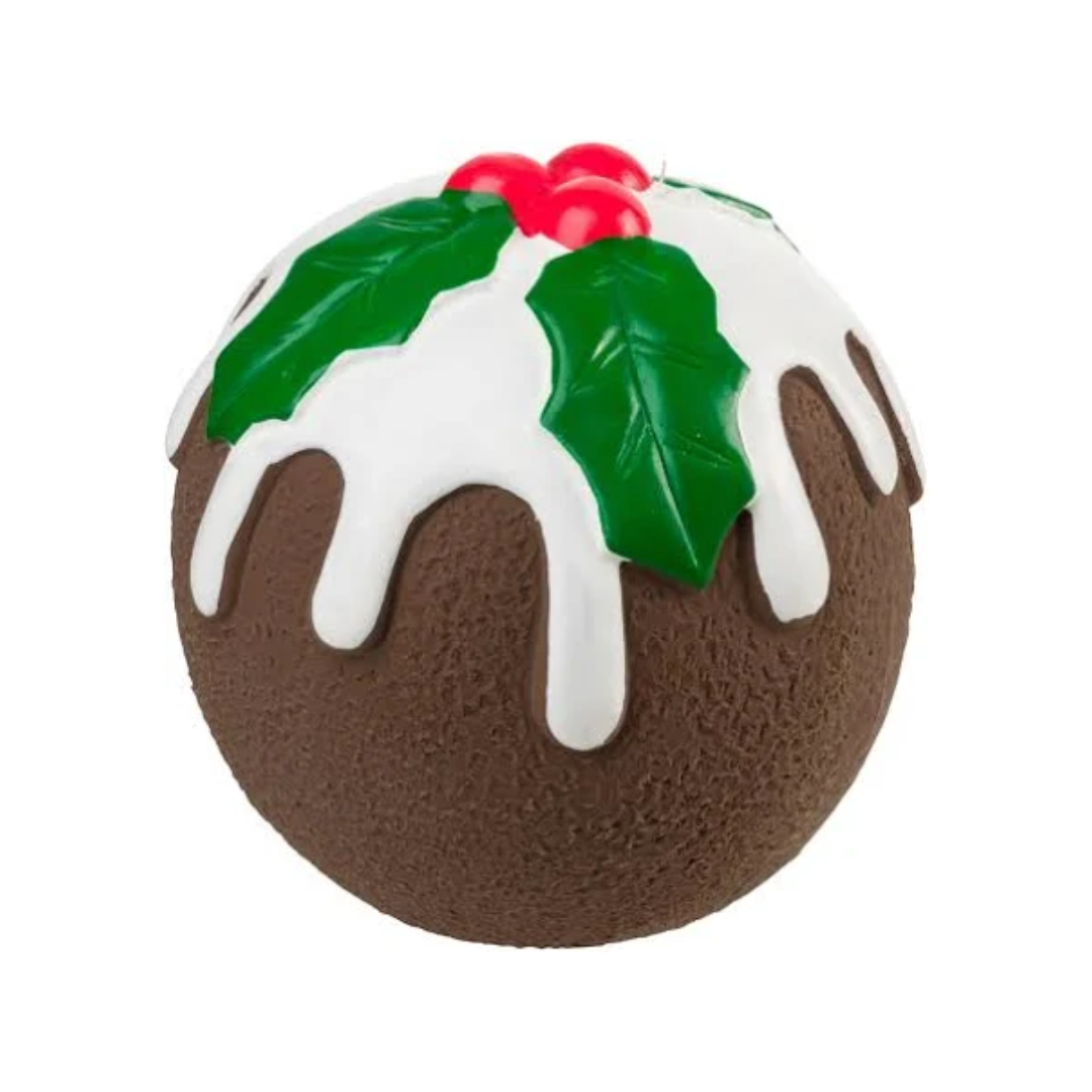 Latex Christmas Pudding Dog Toy – DOGHOUSE