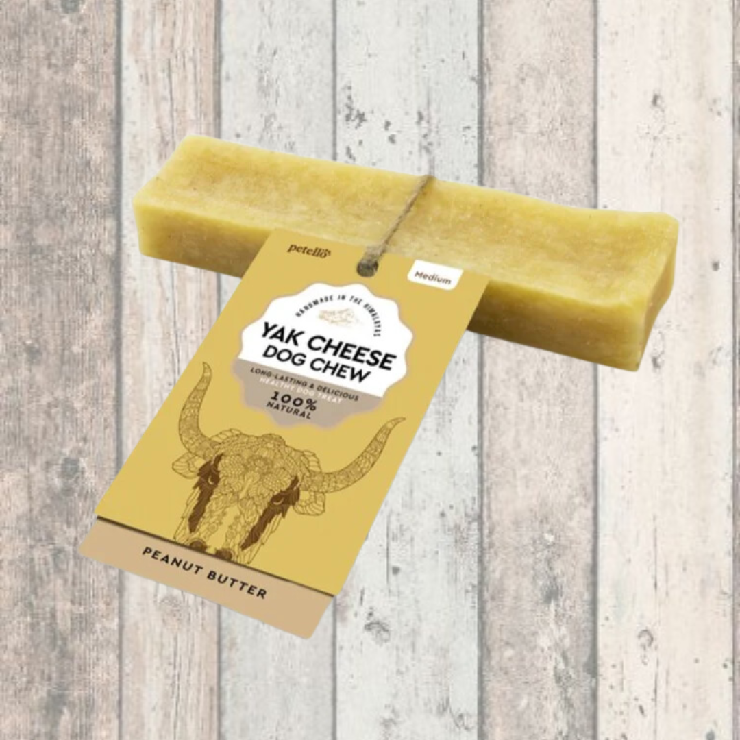 Peanut Butter Yak Dog Chew | Nutritious Yak's Milk | TOUGH TREATS ...