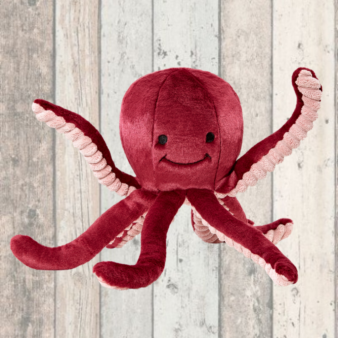 Fluff & Tuff Olympia Octopus | Tough Dog Toys | DOGHOUSE