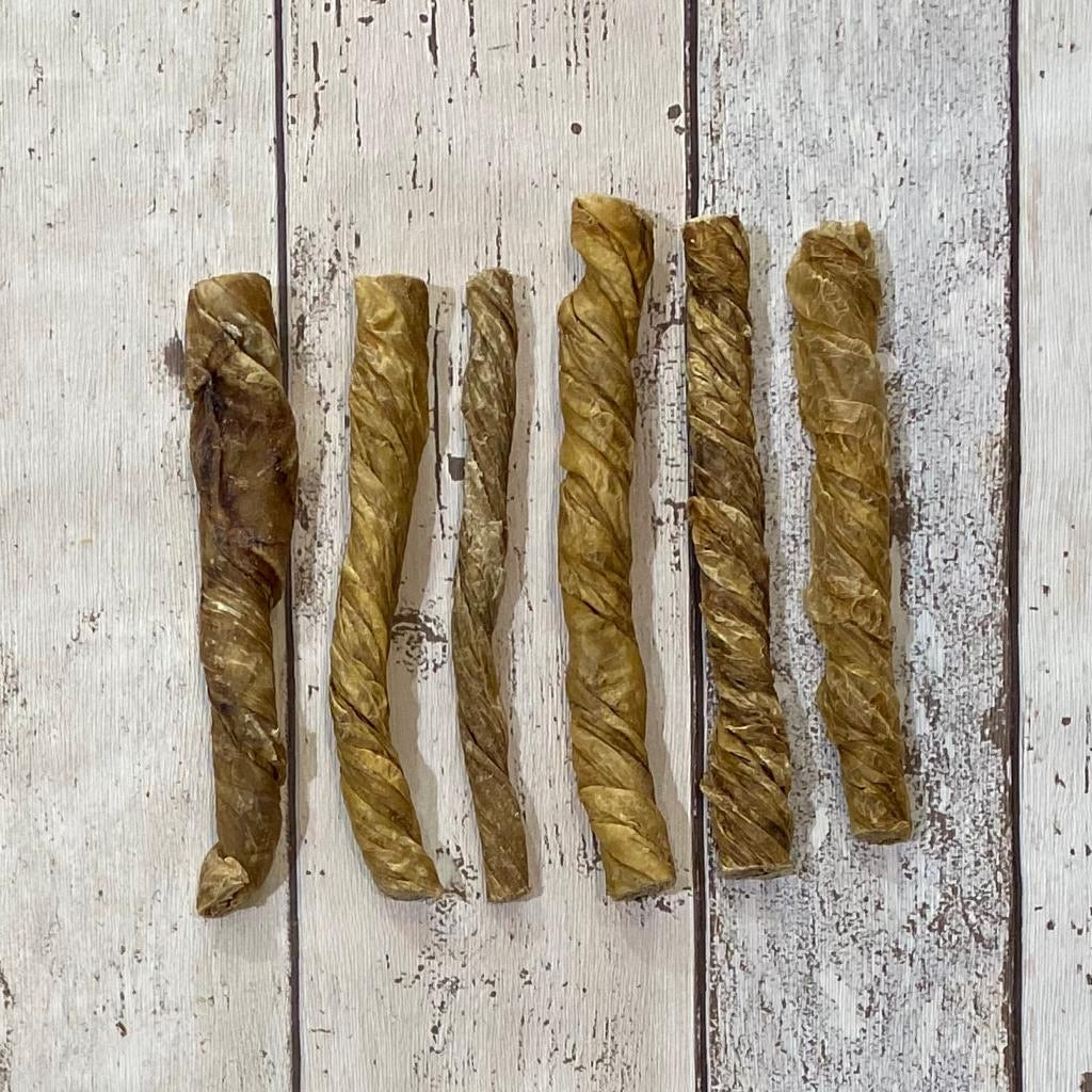 Beef Bladder Twists | Natural Dog Treats | Doghouse – DOGHOUSE
